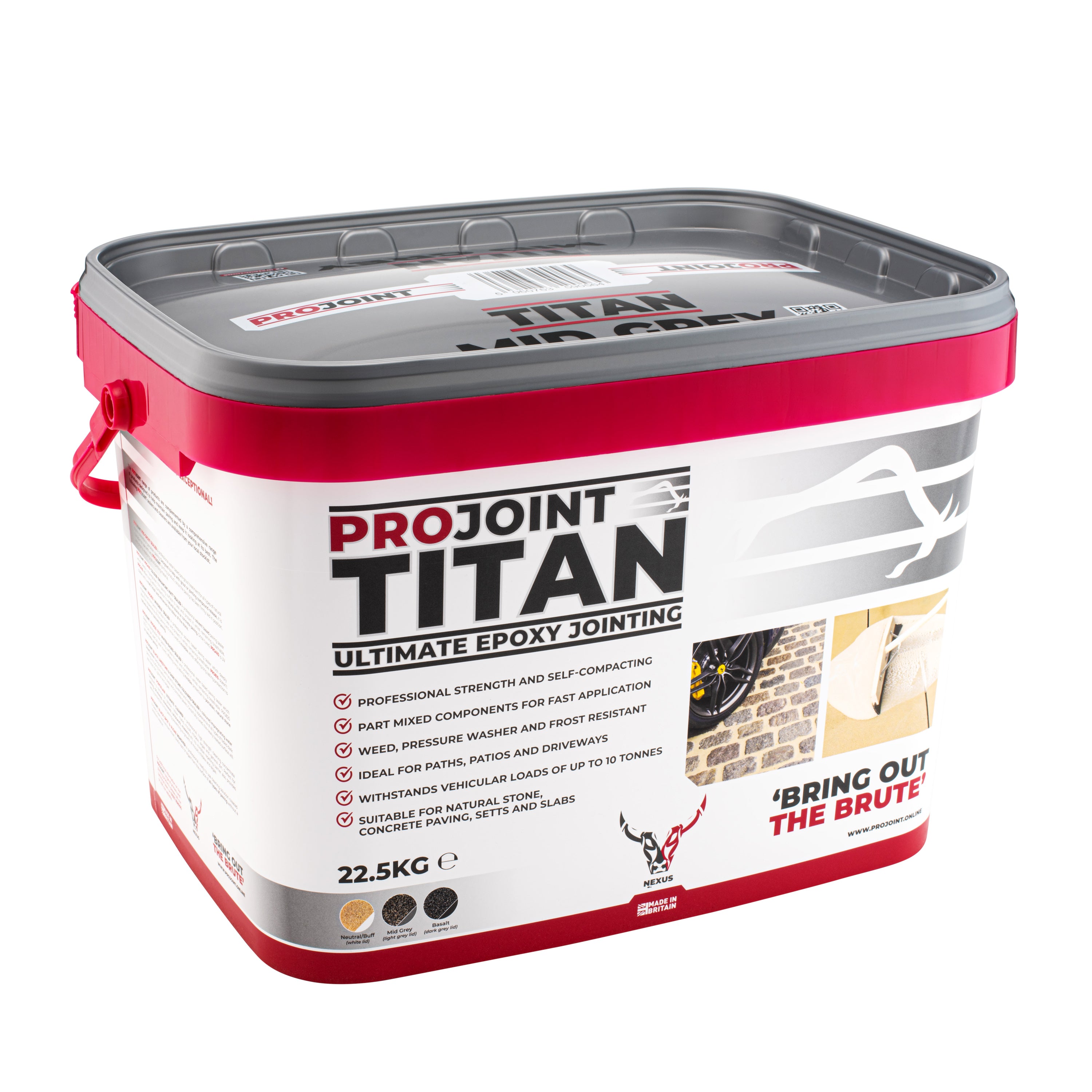 Titan - Epoxy Jointing Compound - Mid Grey – Paving Shopper