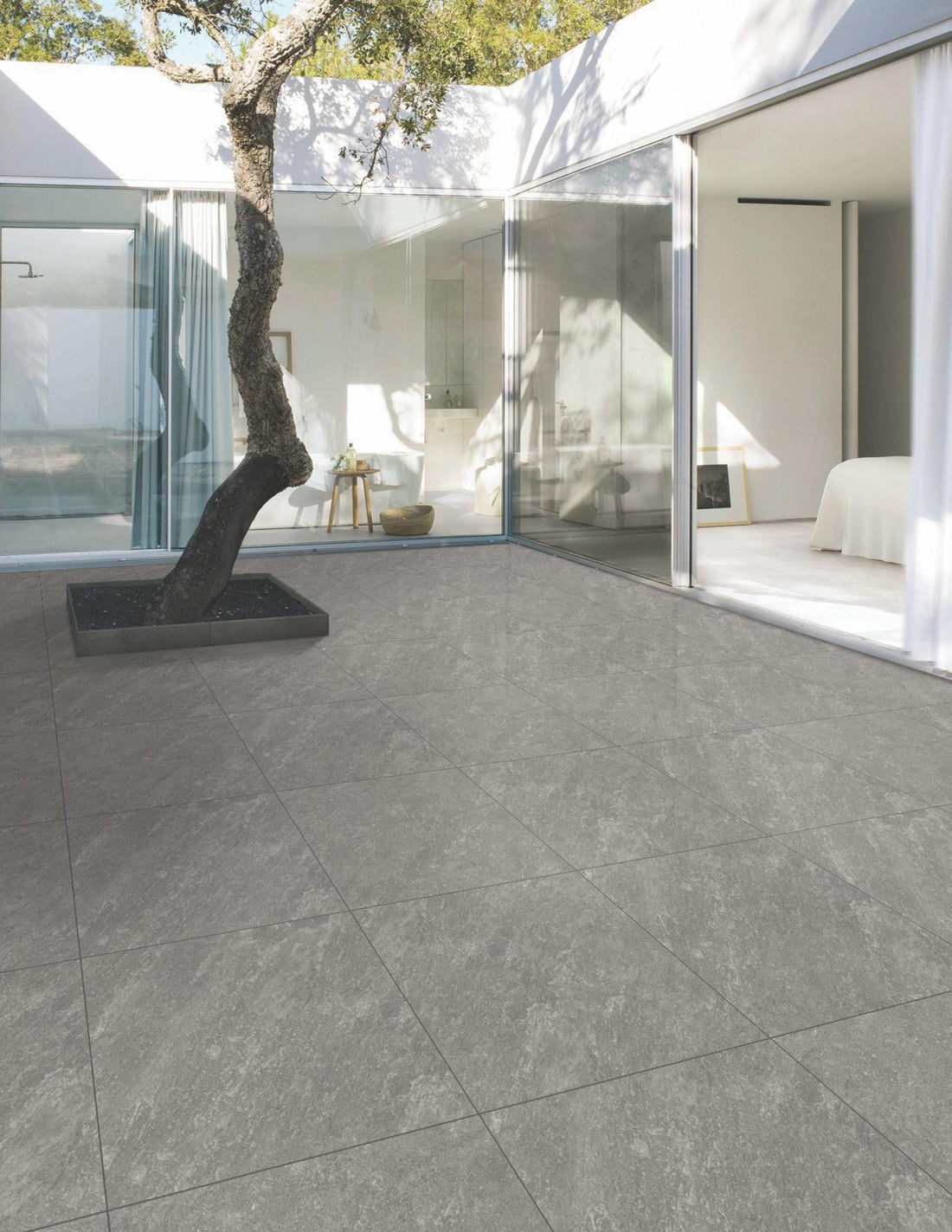 Grey Porcelain 600 x 600 Paving Slabs – Paving Shopper